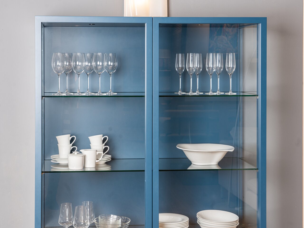 Haas Vitrine YOKO oceanblau - Föger