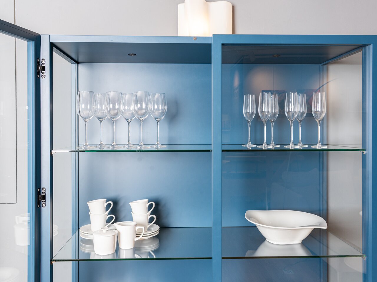 Haas Vitrine YOKO oceanblau - Föger